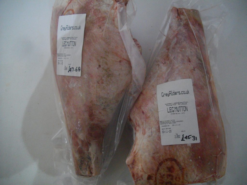 Mutton Whole Leg | Grey Alders